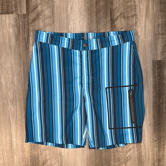 Mack Weldon | Swim | Mack Weldon Retro Striped Hybrid Board Shorts 332 ...